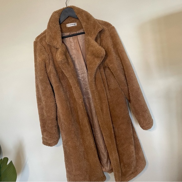 Jackets & Coats | Fuzzy Trench Coat | Poshmark